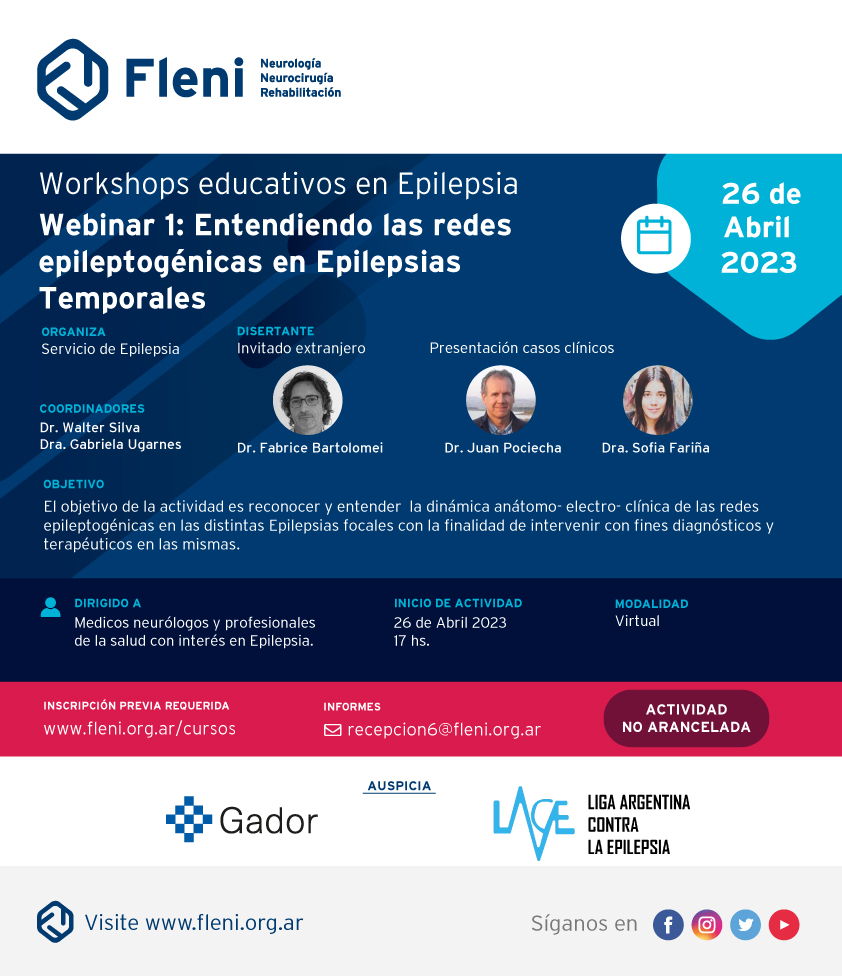 Workshops educativos en Epilepsia - Fleni