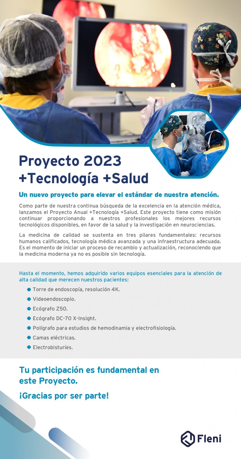 Proyecto 2023 +Tecnología +Salud | Fleni