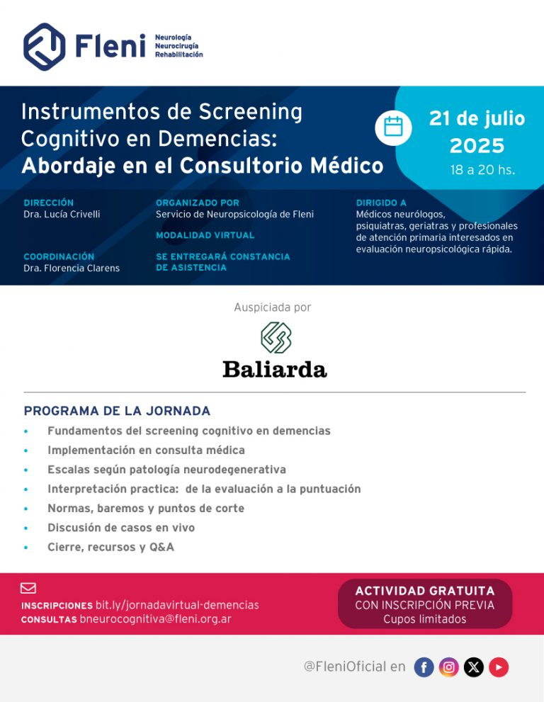 Instrumentos de Screening Cognitivo en Demencias: Abordaje en el ...